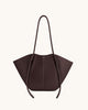 Nala Wide Tote Bag - Deep Brown - JW PEI UK
